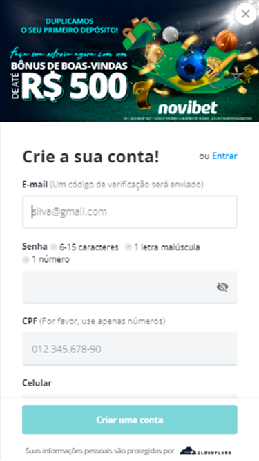 Novibet cadastro com SDABONUS: confira o passo a passo | Sites de Apostas